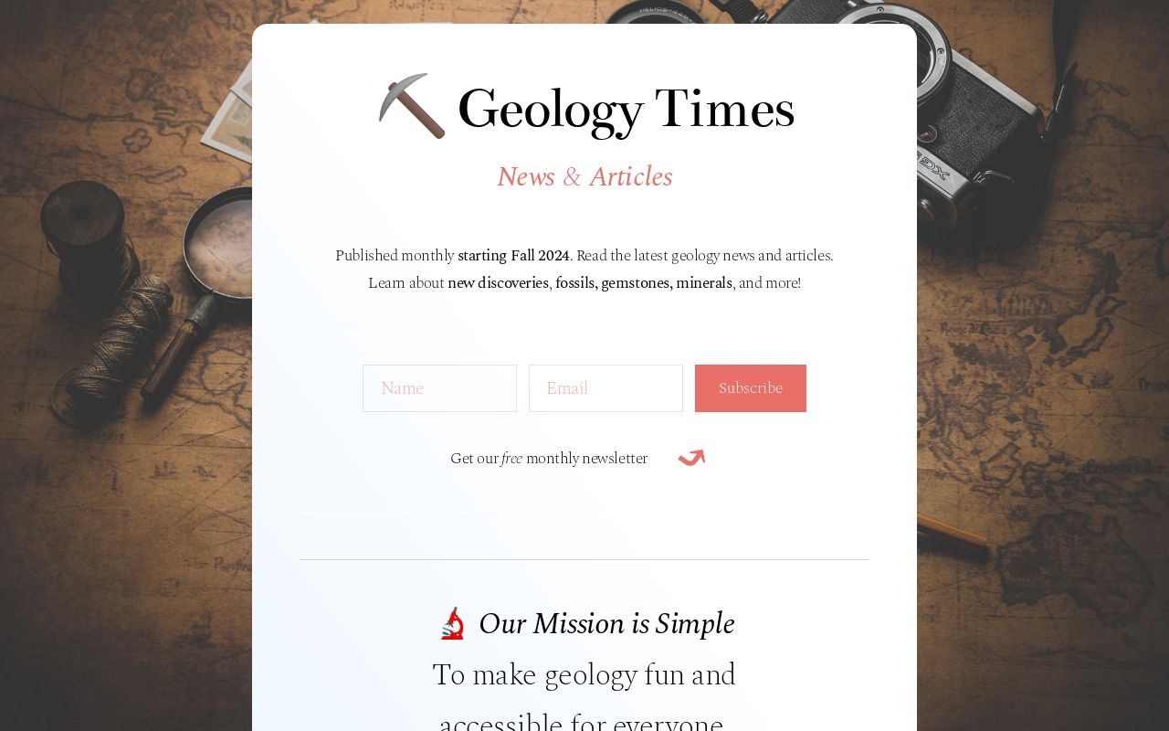 Geology Times | Geology news and articles